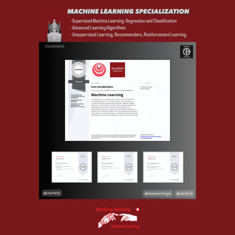 Machine Learning Specialization by DeepLearning.AI x Stanford ...